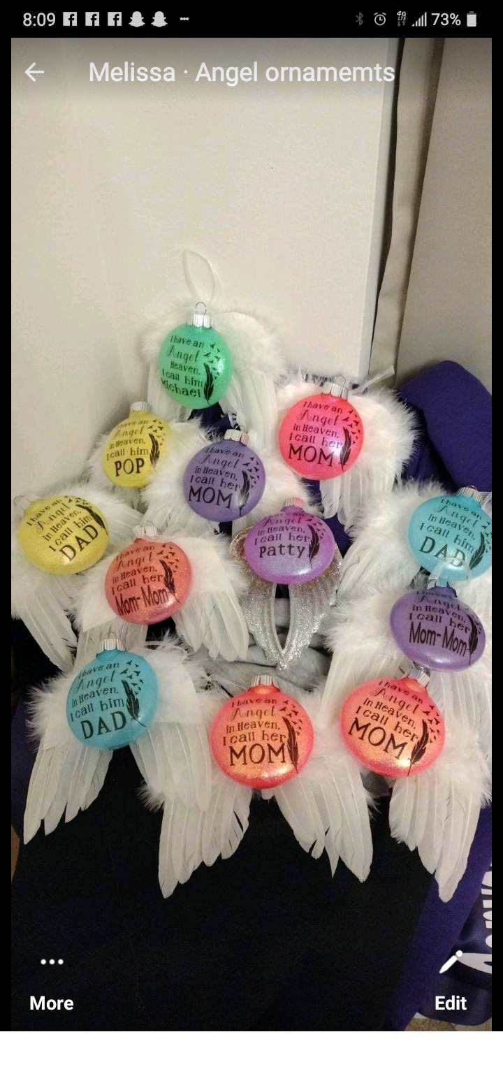 Custom Memorial ornaments – Triple Jae Designs, LLC